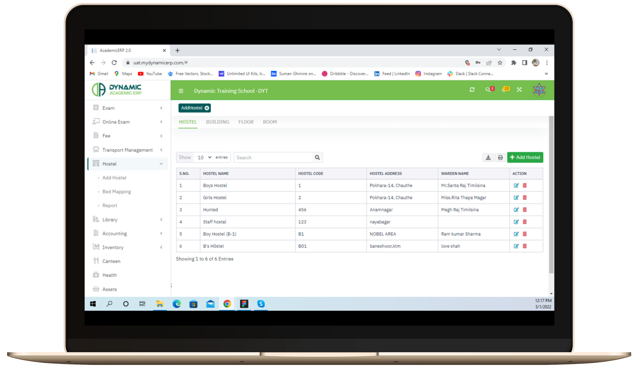 Dynamic Academic ERP