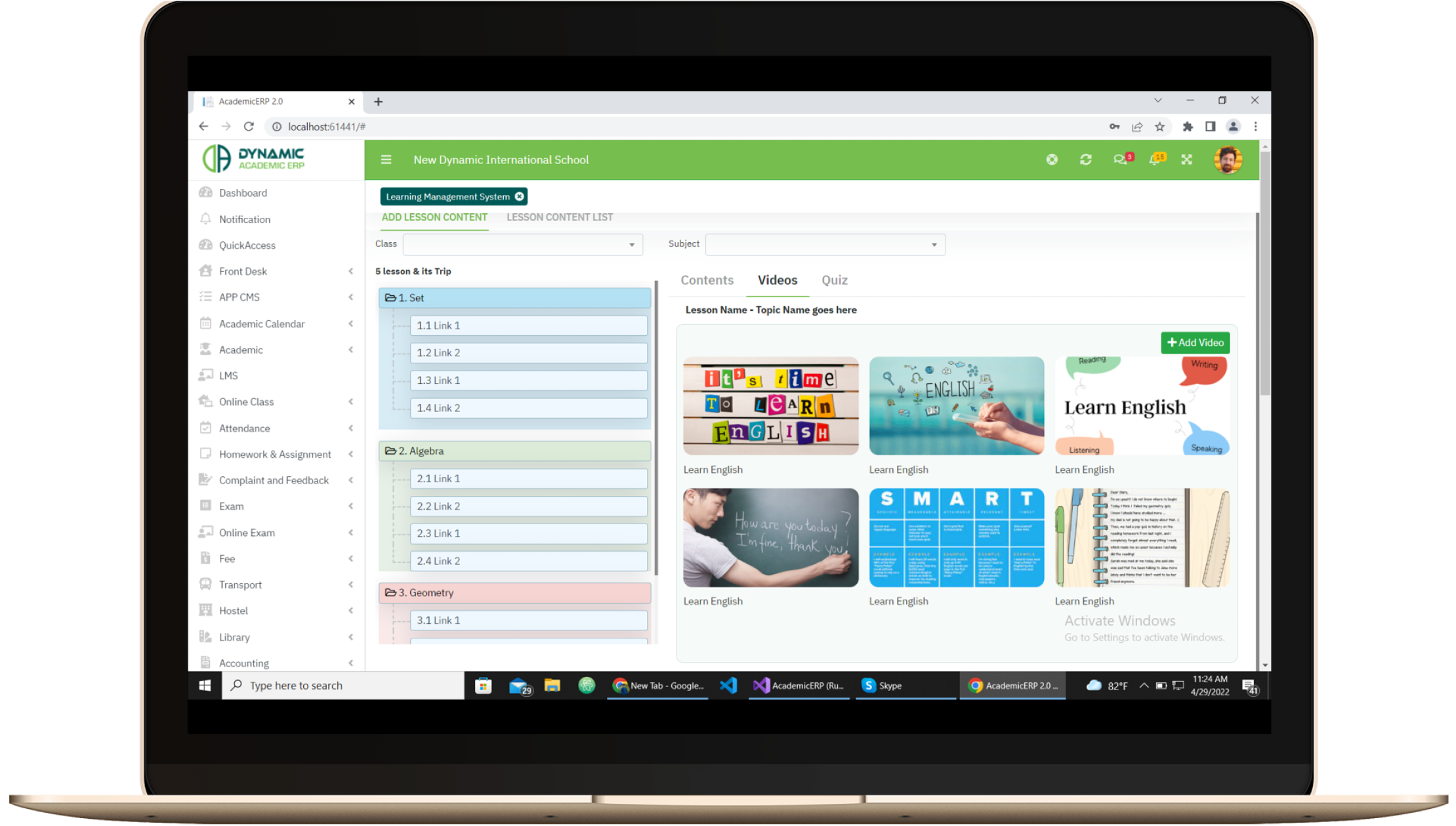 Dynamic Academic ERP