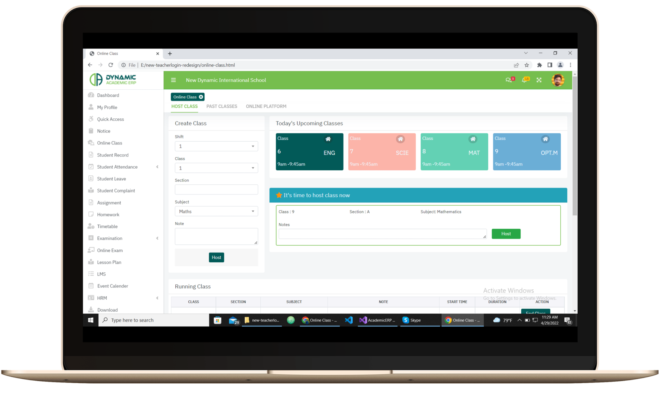 Dynamic Academic ERP